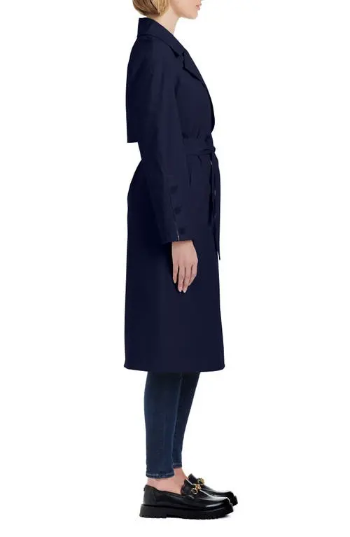 Kate Spade New York Double-breasted Trench Coat - Planetary Navy