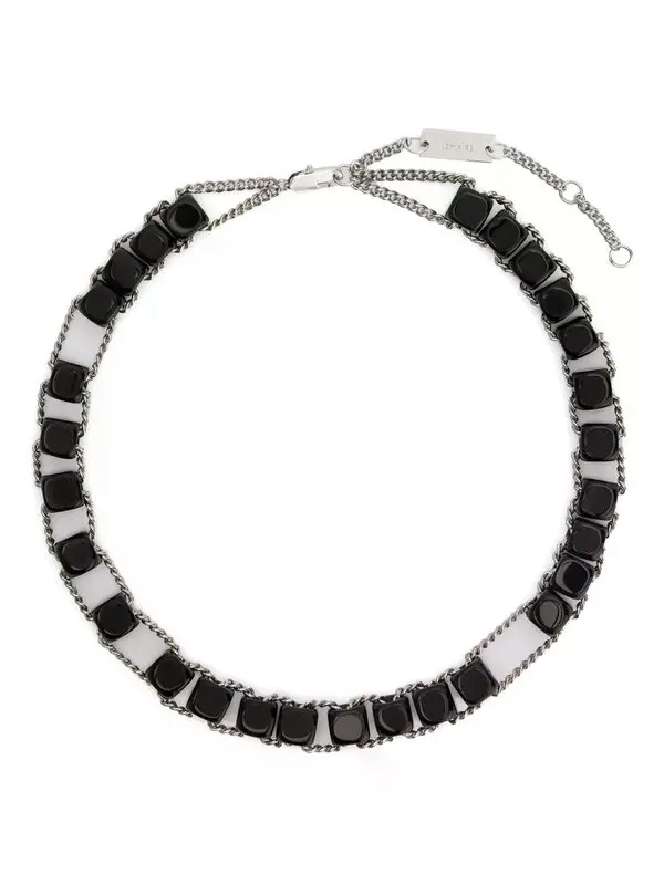 LEMAIRE Abacus Necklace - Black