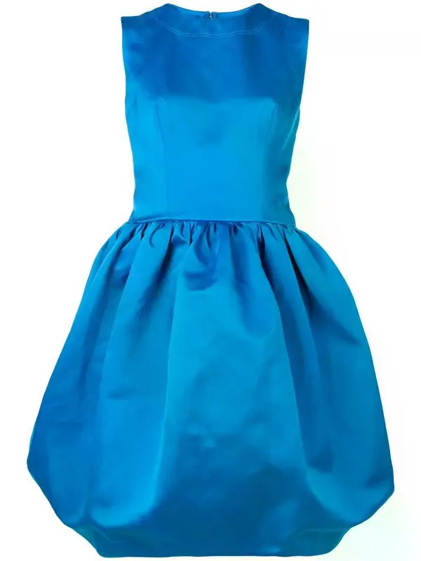 blue puffball dress Miu Miu // Black & Blue Bubble Dress – VSP Consignment main image 0