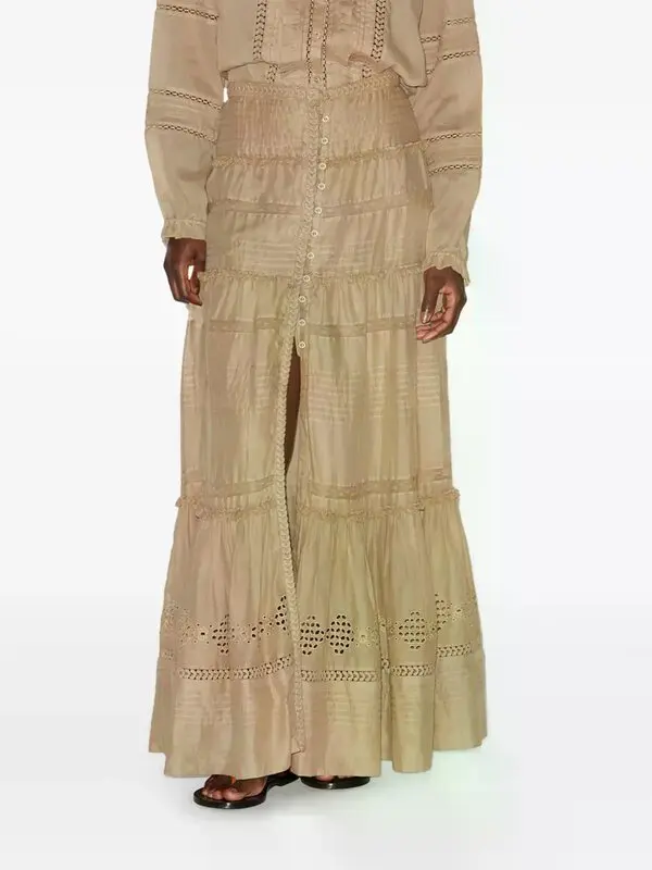MARANT ETOILE Dusta Maxi Skirt - Neutrals