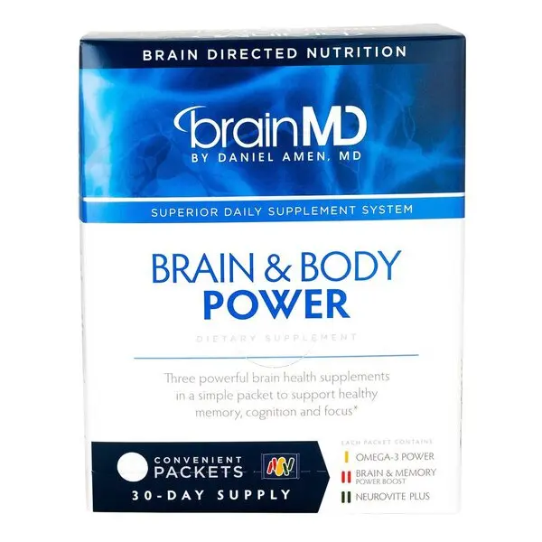 BRAINMD Brain & Body Power 60 Packets - One-color