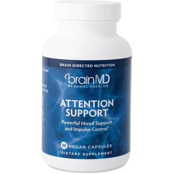 BRAINMD Attention Support 90 Capsules - One-color