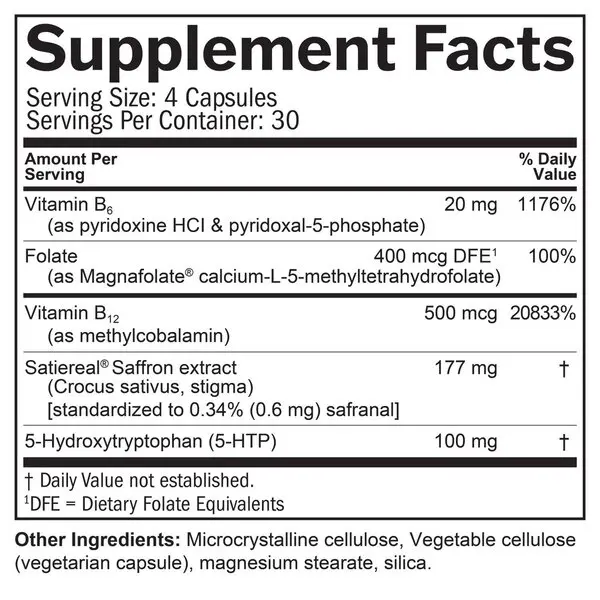 BRAINMD Serotonin Mood Support 120 Capsules