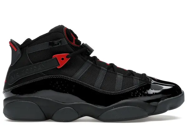 JORDAN 6 Rings - Black/anthracite/fire Red