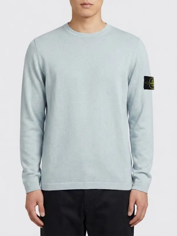 Stone Island Crew Neck Sweater - Blue