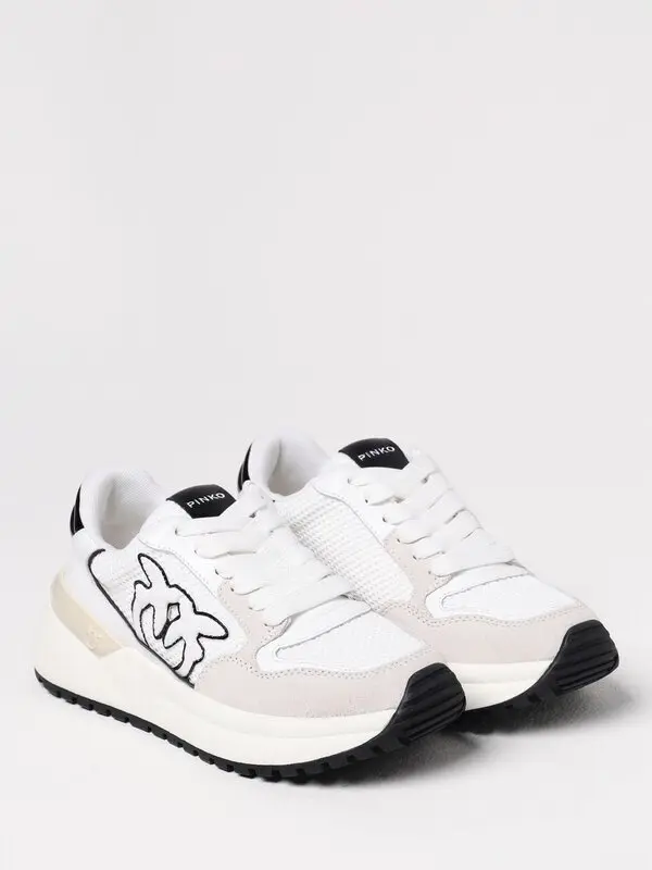 Pinko Logo Sneakers - White 1