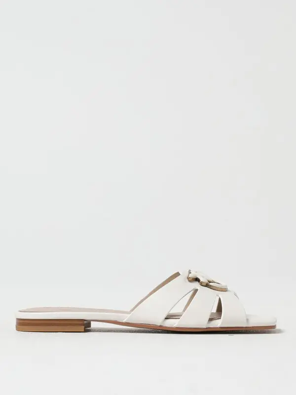 Pinko Heeled Sandal - White