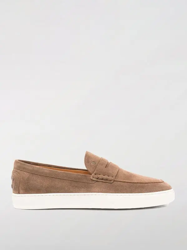 TOD'S Suede Loafers - Beige