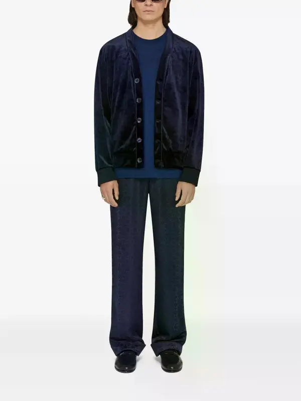 Givenchy Monogram Velvet Cardigan