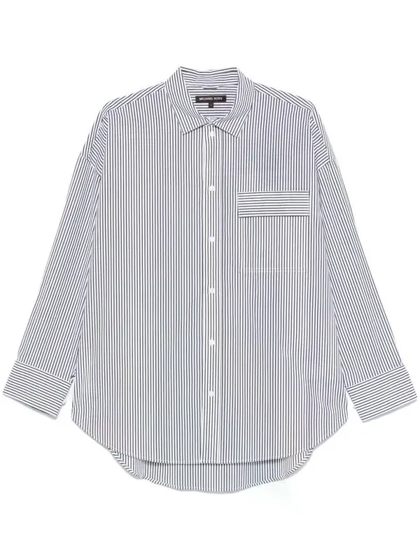 Michael Kors Stripped Poplin Shirt