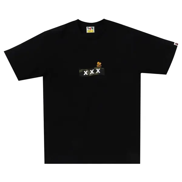A BATHING APE X God Selection Xxx Tee - Black