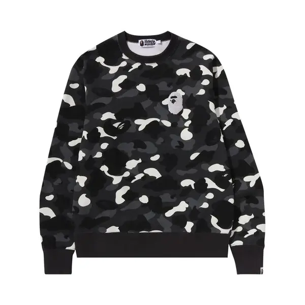 A BATHING APE City Camo Large Ape Head Crewneck