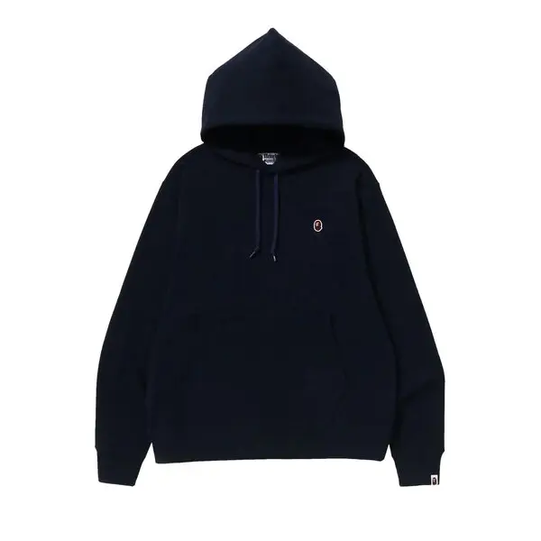 A BATHING APE Ape Head One Point Relaxed Fit Pullover Hoodie - Blue