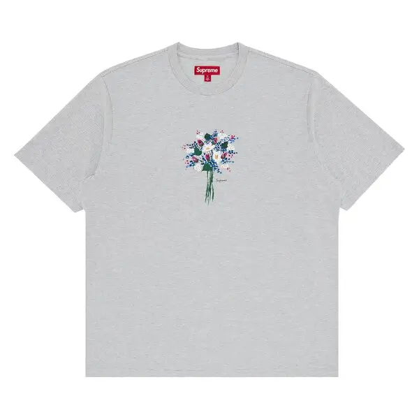 Supreme Bouquet Short-sleeve Top 'stripe - Grey
