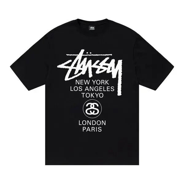 StÜssy World Tour Tee - Black