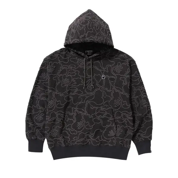 A BATHING APE Neon Camo Jacquard Relaxed Fit Pullover Hoodie