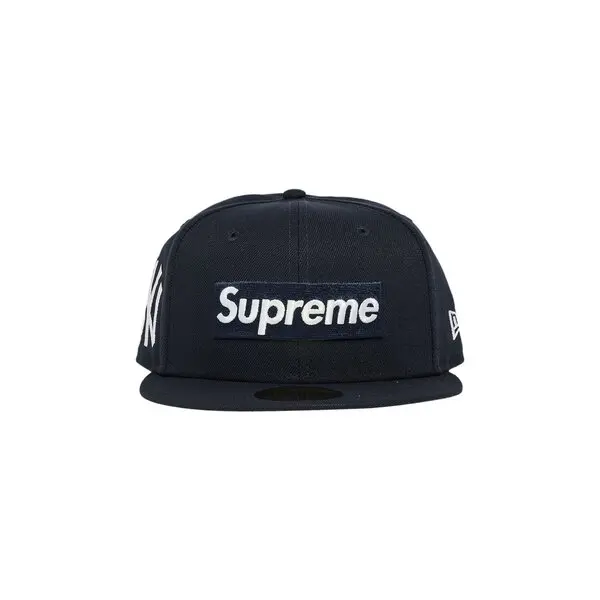 Supreme X Mlb Teams Box Logo New Era Cap - Blue