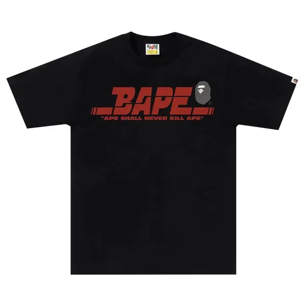 A BATHING APE Sports Logo Tee - Black