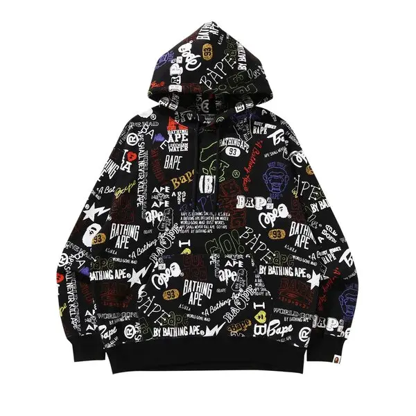 A BATHING APE Hand Draw Pullover Hoodie