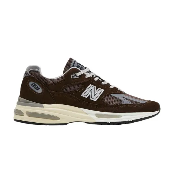 NEW BALANCE 991v2 Made In England Sneakers - Brown