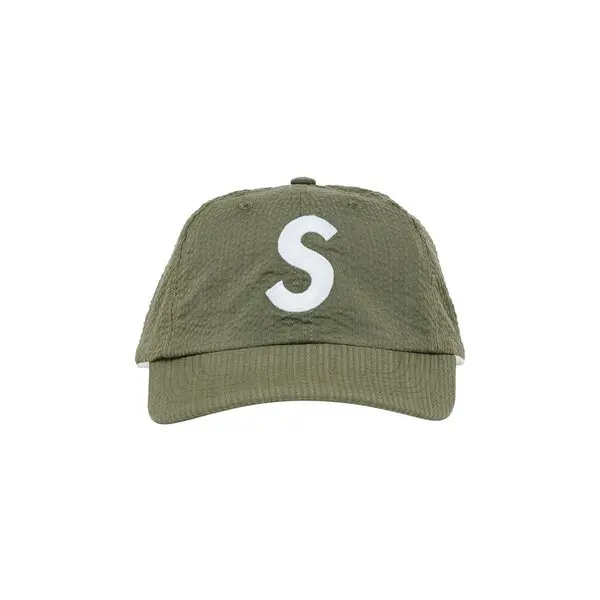 Supreme Seersucker 6-panel Cap - Green