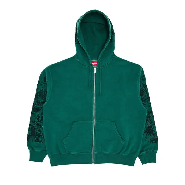 Supreme Aoi Zip Up Hooded Sweatshirt - Teal