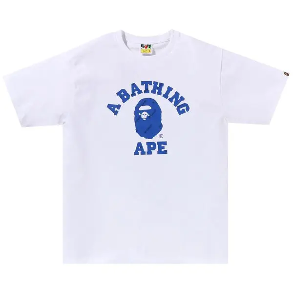 A BATHING APE Hexagram College Tee - White