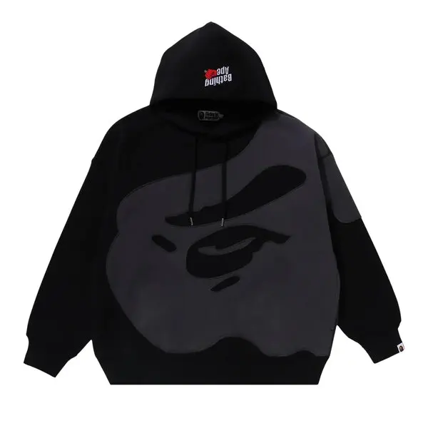 A BATHING APE Head Patch Pullover Hoodie - Black