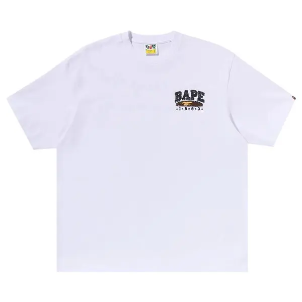 A BATHING APE Hand Draw Relaxed Fit Tee - White