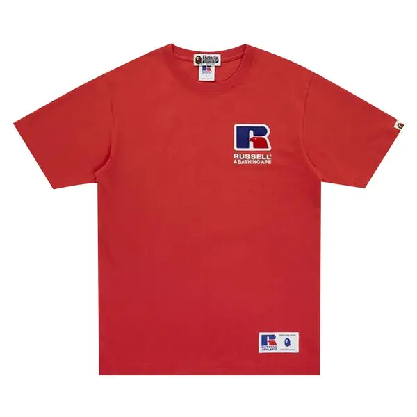 A BATHING APE X Russell Athletic College Tee