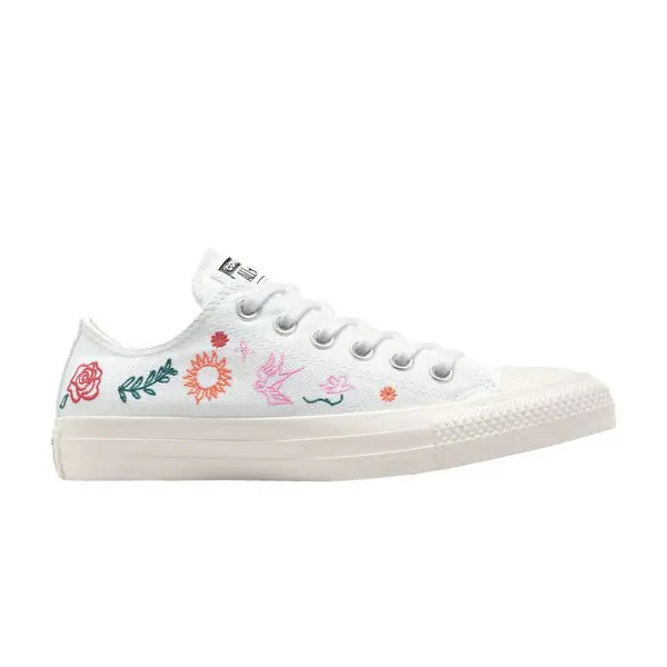 CONVERSE Chuck Taylor All Star Low Summer Embroidery - White