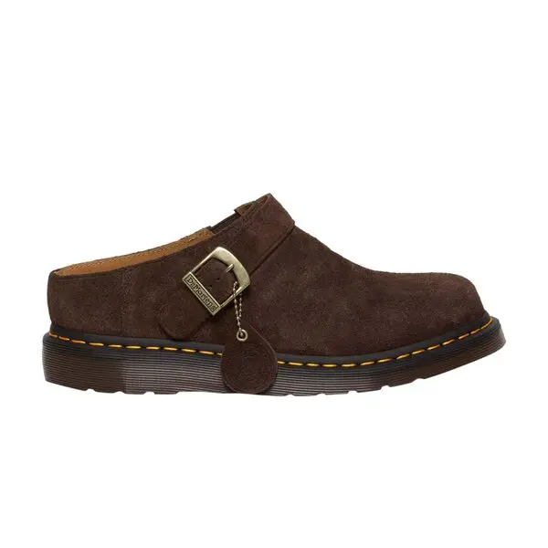 Dr. Martens Isham Suede Mule - Brown