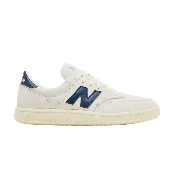 NEW BALANCE T500 'sea Salt Navy Angora' Sneakers - Cream