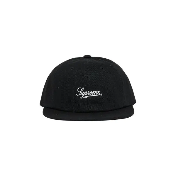 帽子 Supreme Script Logo 6-Panel cap black Supreme Script Logo 6-Panel Hat Cap - Black - SS24 New