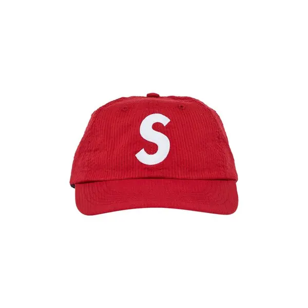 Supreme Seersucker S Logo 6-panel Cap