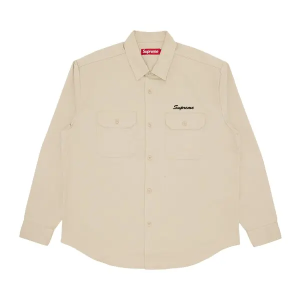 Supreme Our Lady Work Shirt 'khaki - Tan