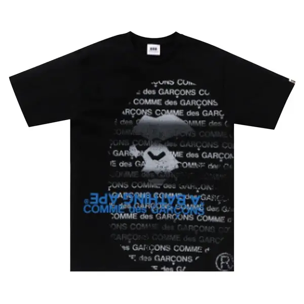 A BATHING APE X Comme Des Garçons Osaka Tee #2 - Black