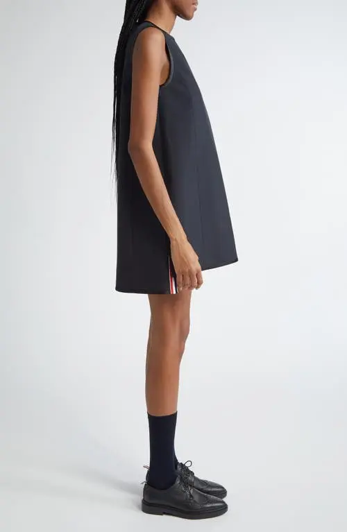 Thom Browne Wool-blend Shift Minidress