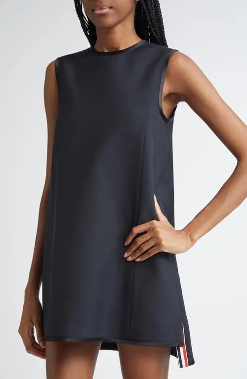 Thom Browne Wool-blend Shift Minidress