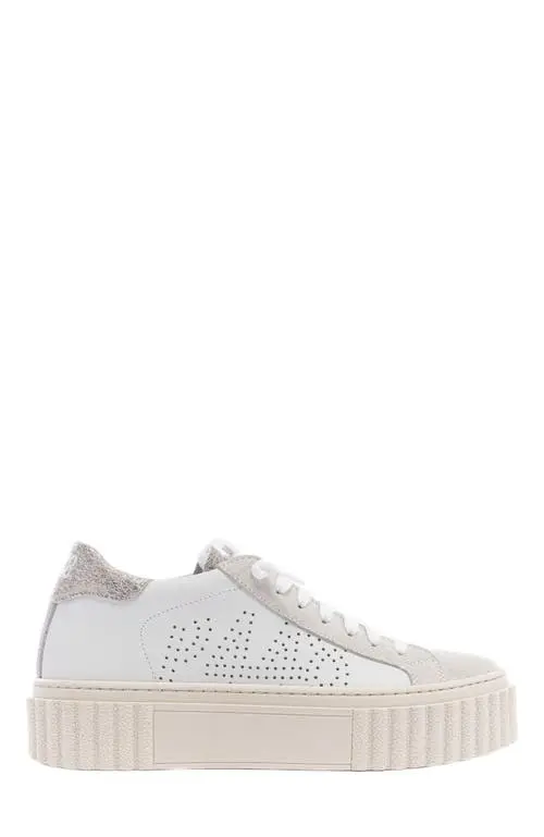P448 Creeper Platform Sneakers - Silver Dust
