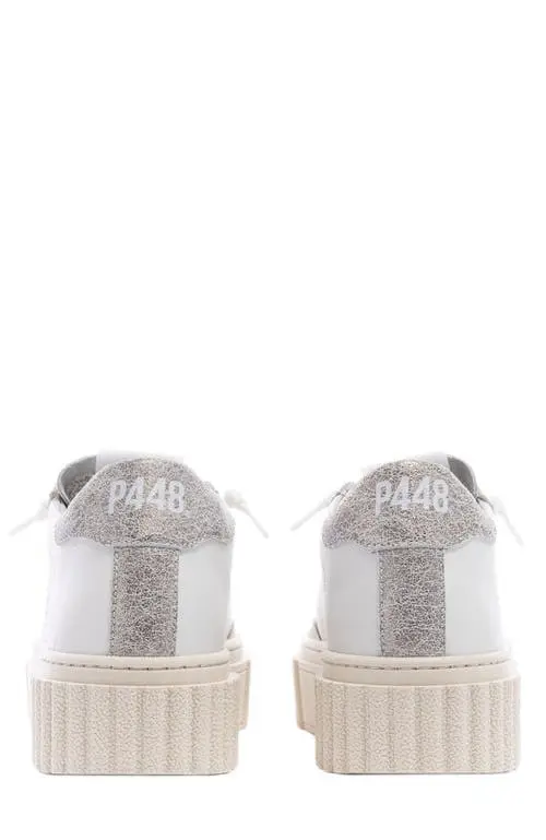 P448 Creeper Platform Sneakers - Silver Dust