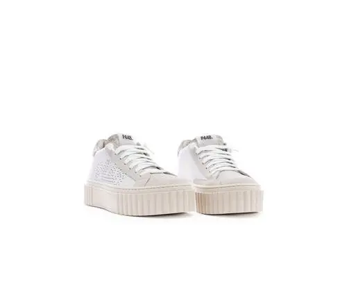 P448 Creeper Platform Sneakers - Silver Dust