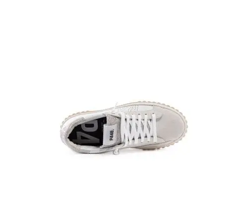 P448 Creeper Platform Sneakers - Silver Dust