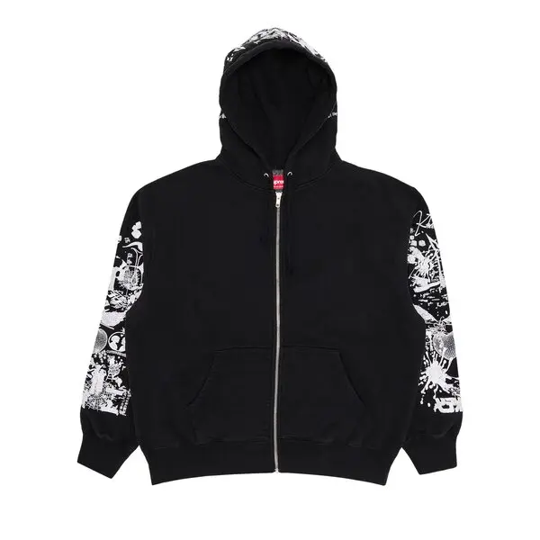 Supreme Aoi Zip Up Hooded Sweatshirt - Black