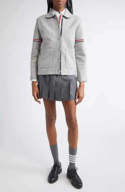 Thom Browne Jersey Stitch Loopback Bonded Jacket