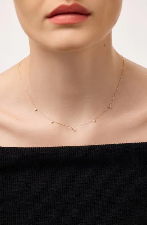 ANA LUISA Diamond Station Necklace