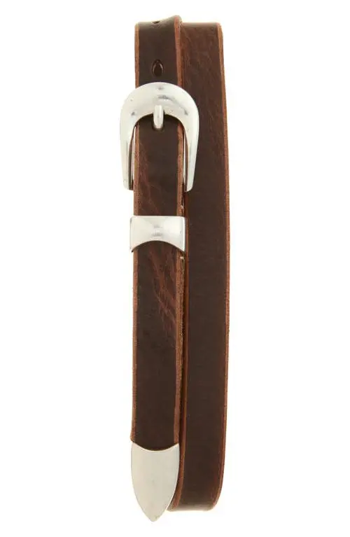 Our Legacy Italian Leather Belt - Brown Leather