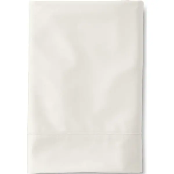 LANDS' END Supima Cotton No Iron Sateen Sheets400 Thread Count - Ivory
