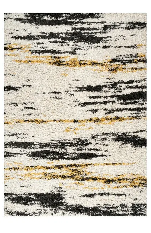 JONATHAN Y Nova Modern Bold Strie' Shag Area Rug