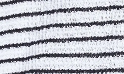 Thom Browne Stripe Short Sleeve Cotton Knit Button-up Shirt